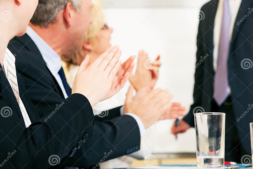 Business Presentation Applause Stock Photo - Image of lecture, lecturer ...
