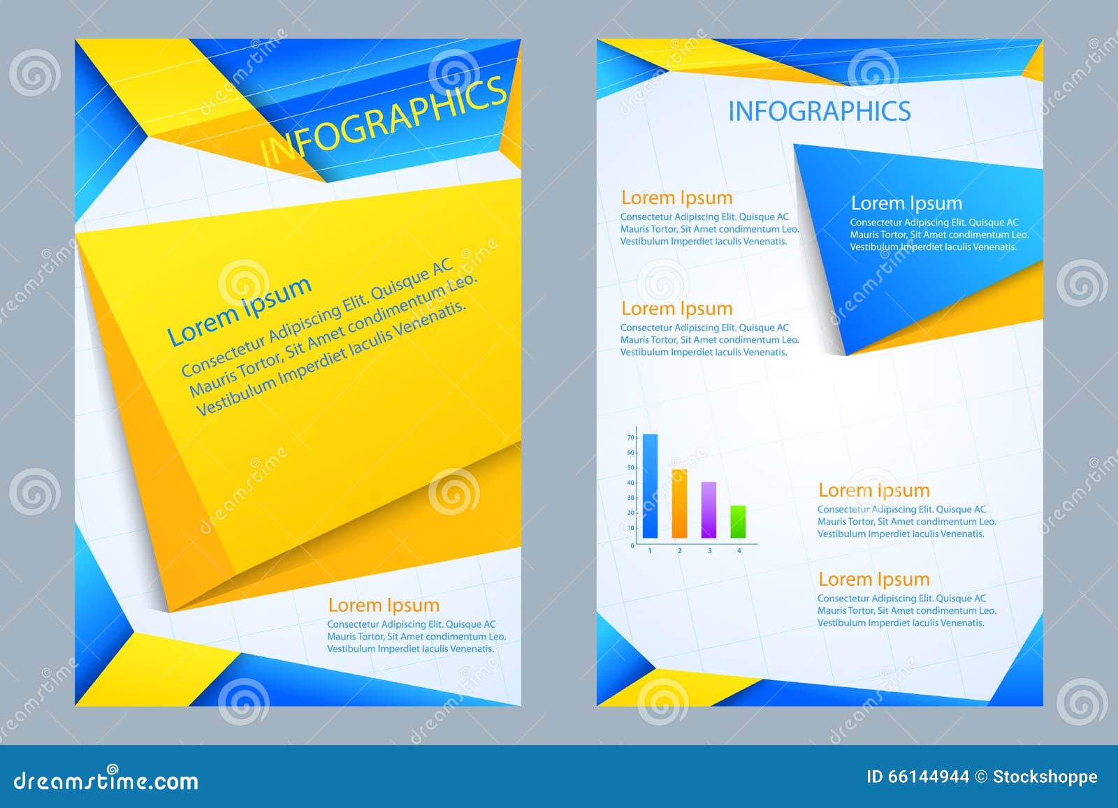 Business Presentation Broucher Design Stock Vector - Illustration of ...