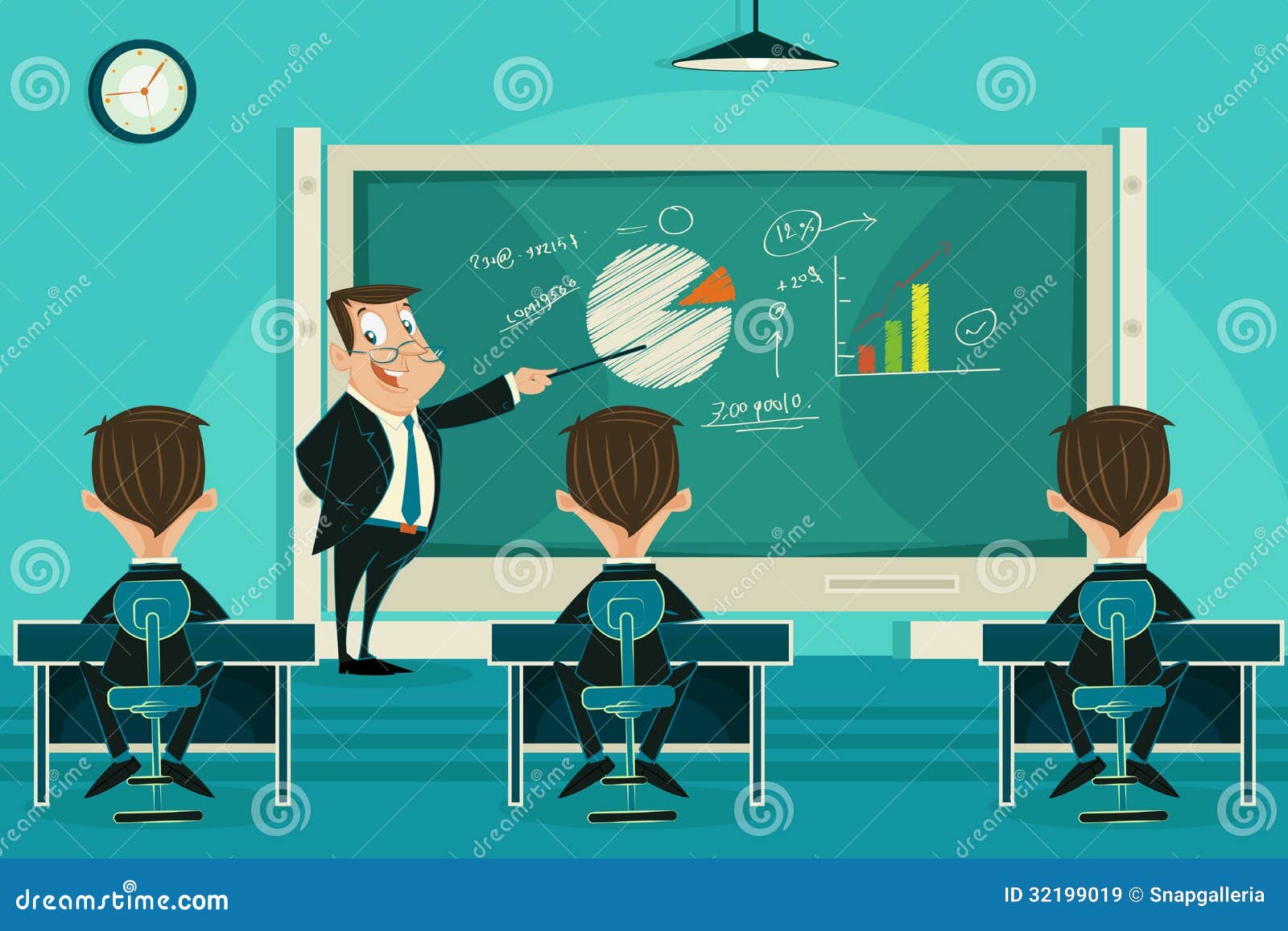 Class Presenting Stock Illustrations – 2,024 Class Presenting Stock ...