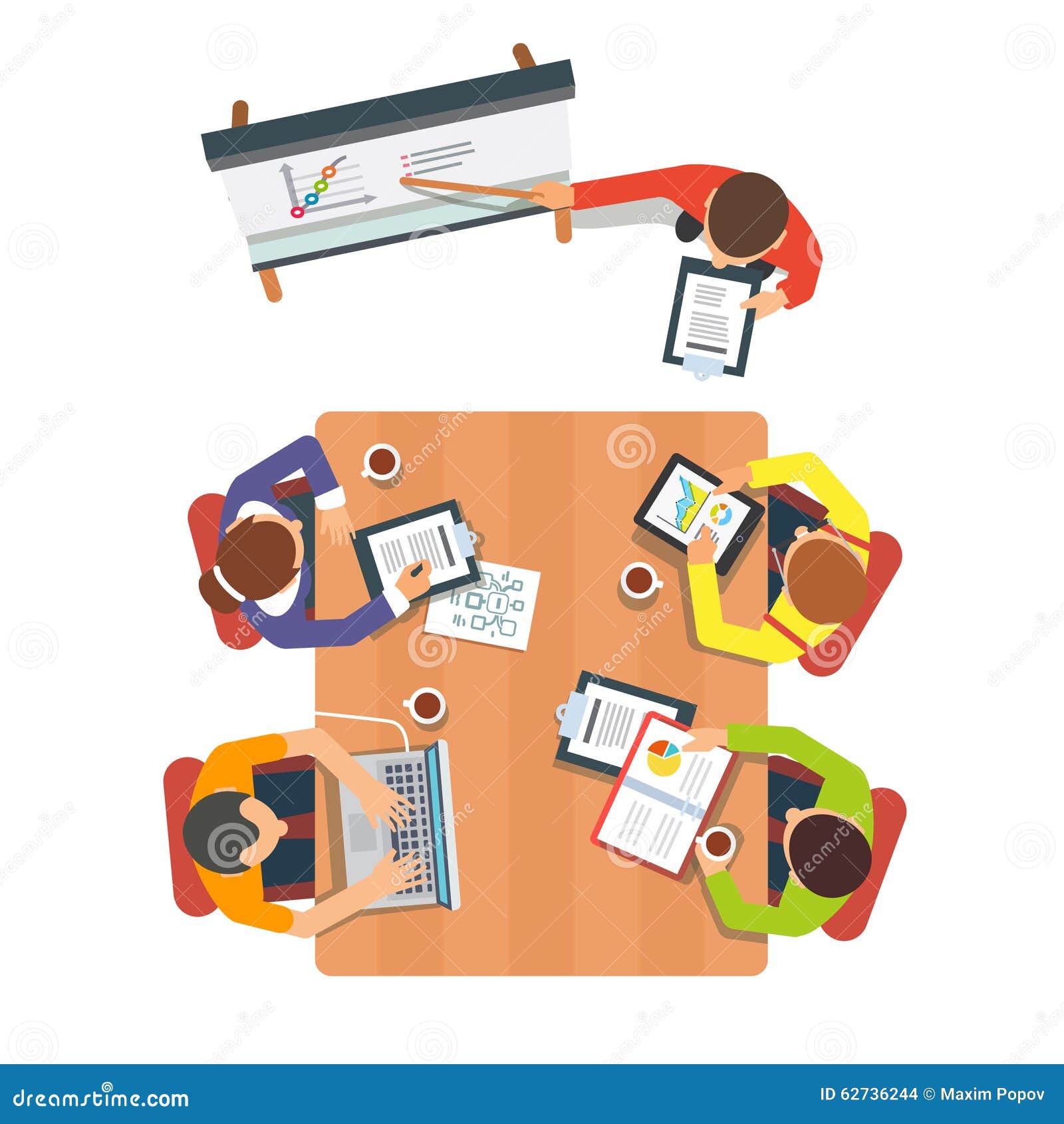 Business Presentation or Conference Session Stock Vector - Illustration ...