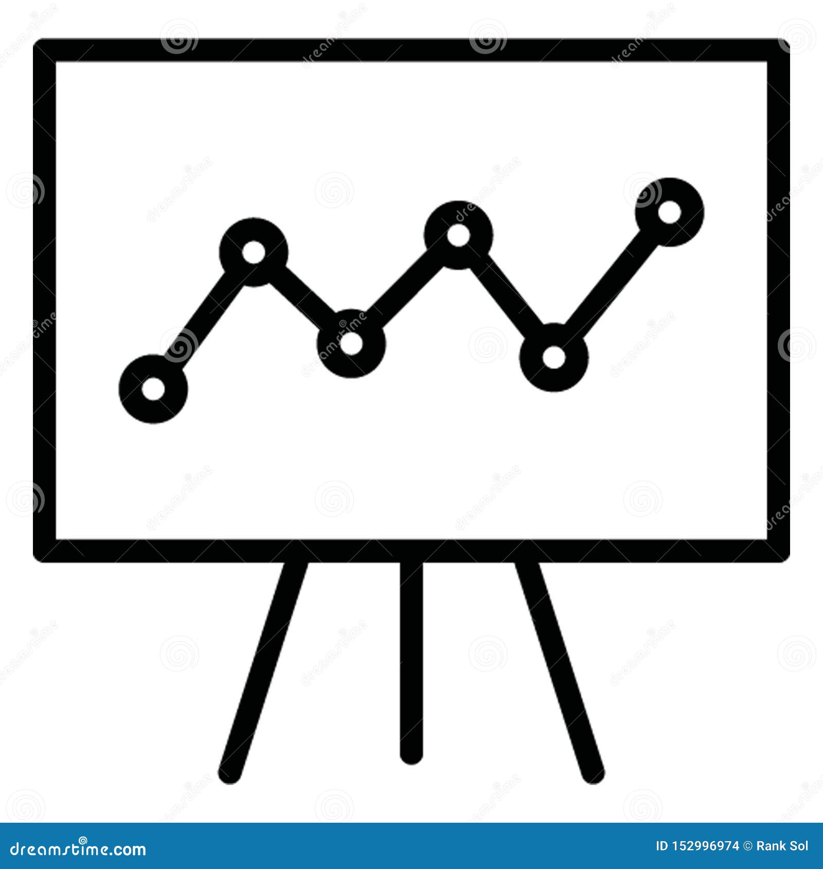Business Presentation Isolated Vector Icon Which Can Easily Modify ...