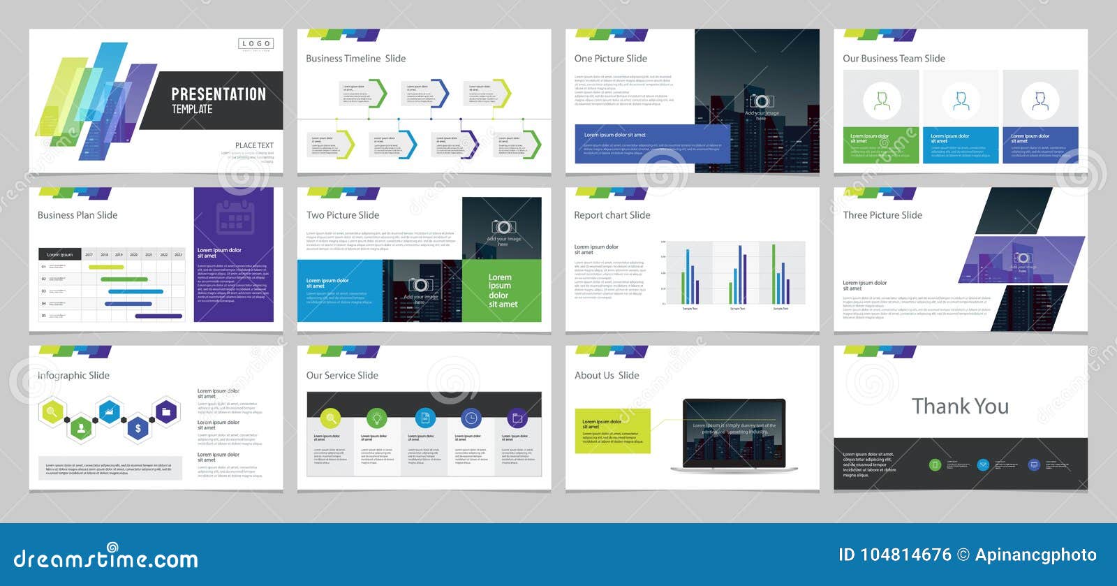 Business Presentation Page Layout Template Design Stock Vector ...