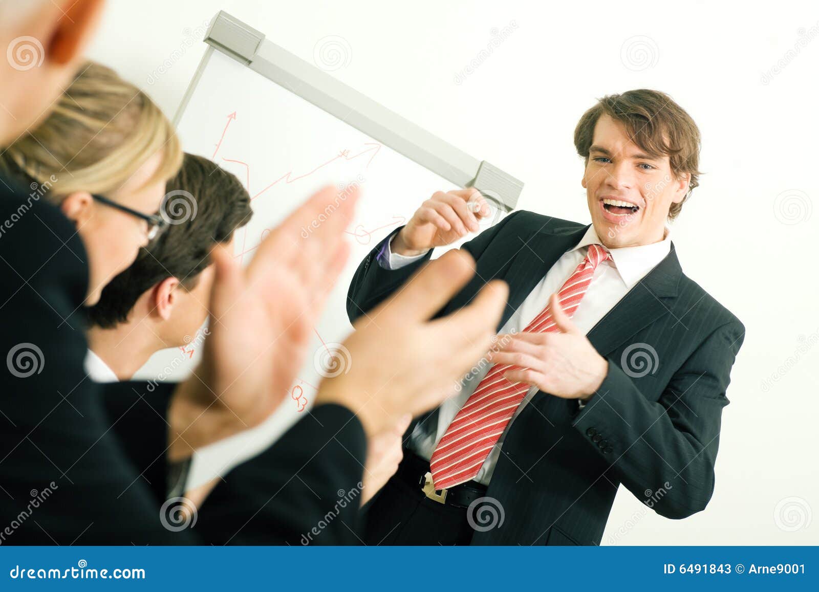 Business Presentation: Success Stock Image - Image of businessmen ...