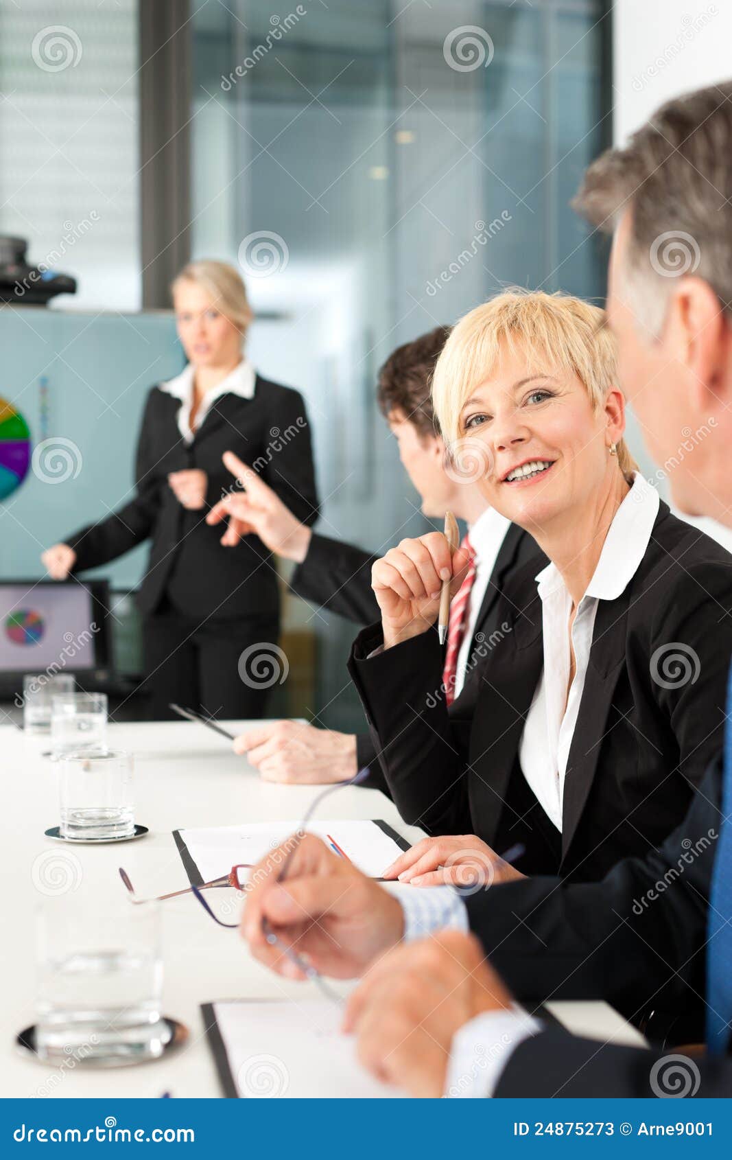 Business - Presentation within a Team Stock Image - Image of advice ...