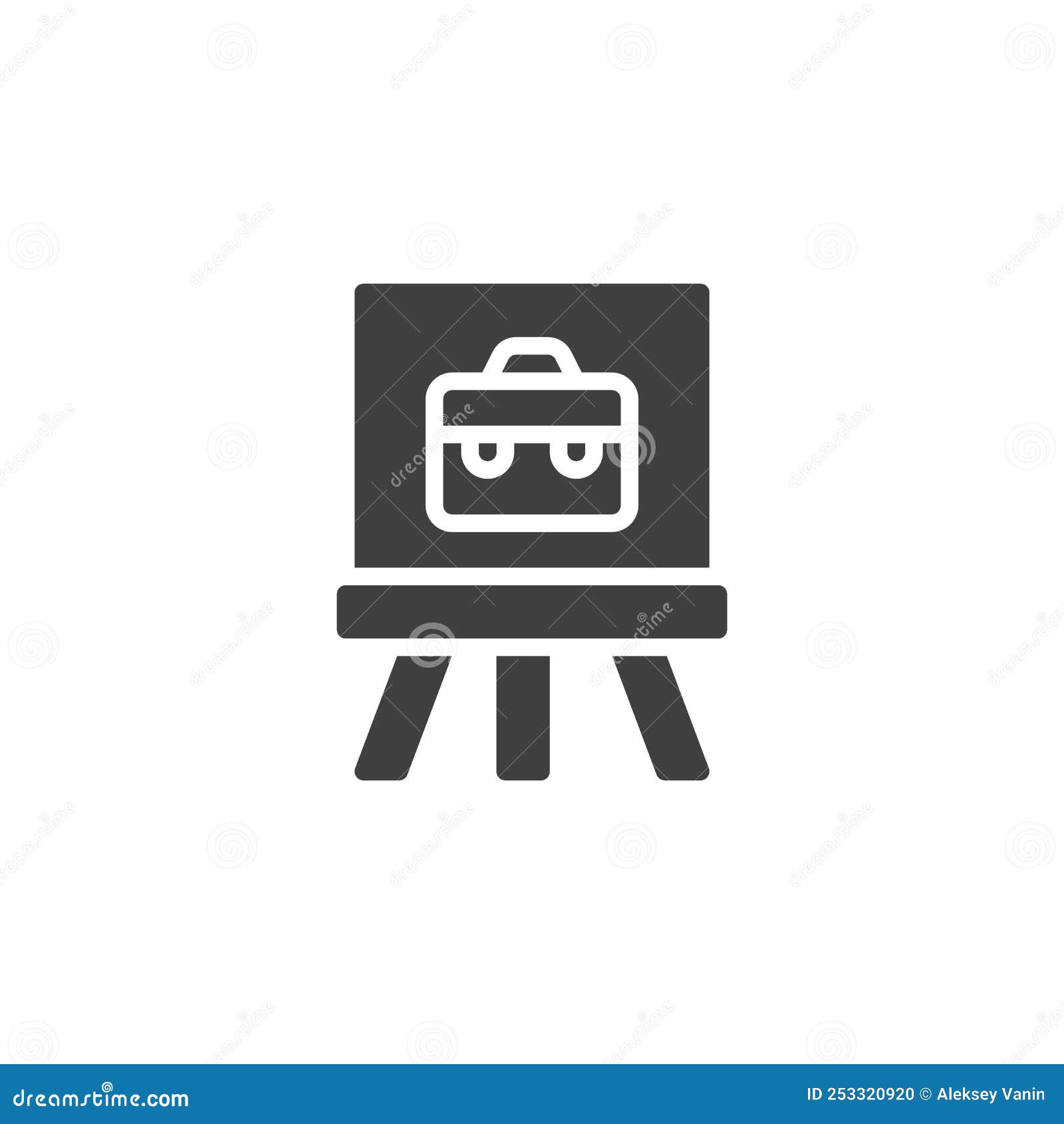 Business Presentation Vector Icon Stock Vector - Illustration of ...