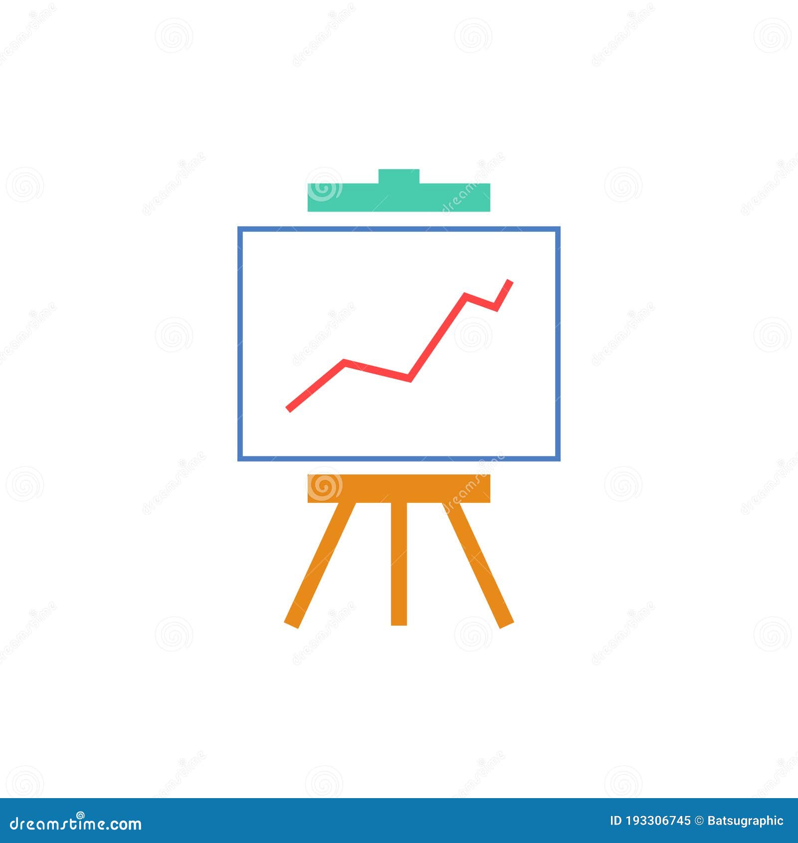 Business Presentation Vector Icon Logo Design Stock Vector ...