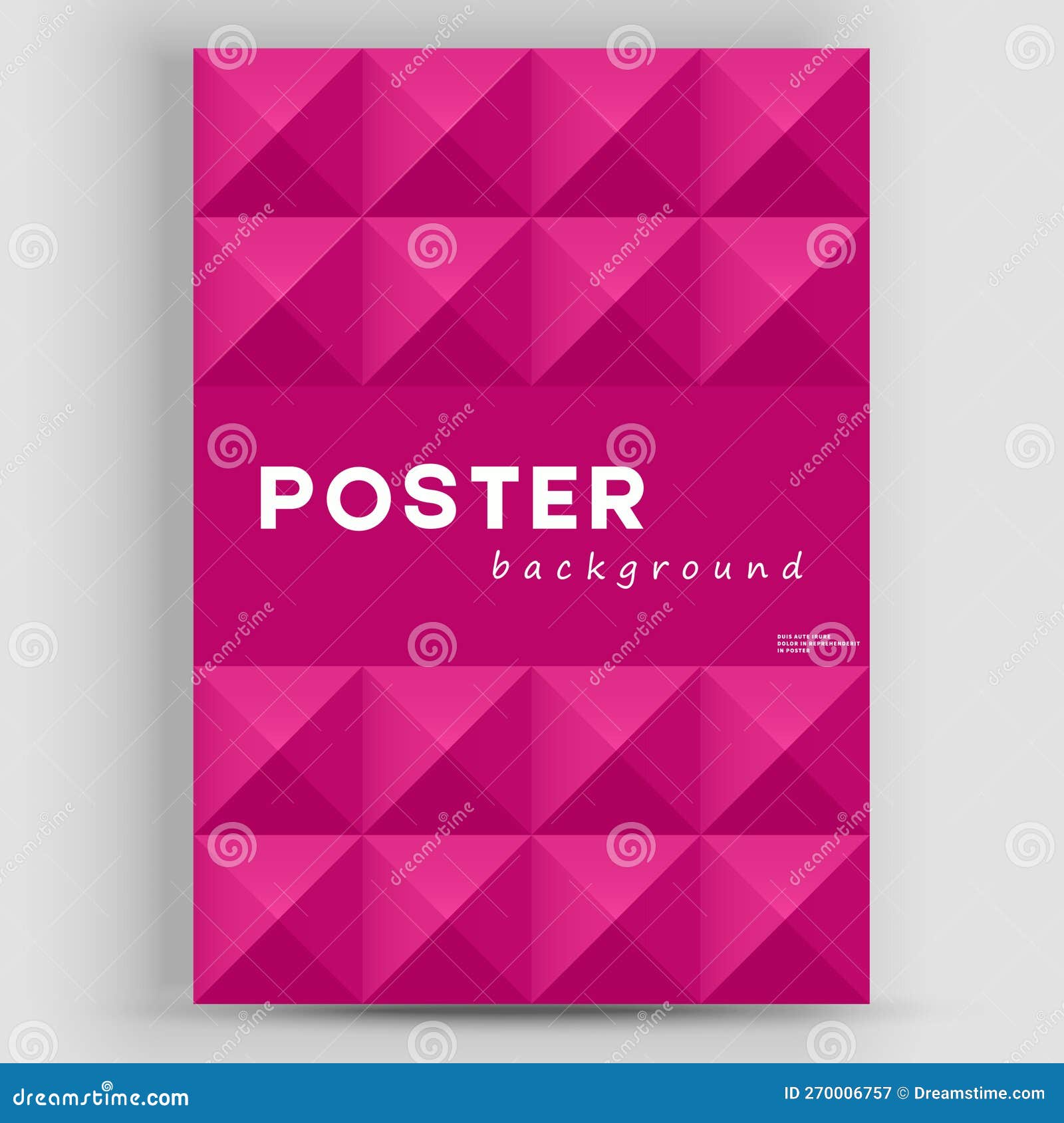 Business Presentation Vector A4 Vertical Orientation Front Page Mock Up ...