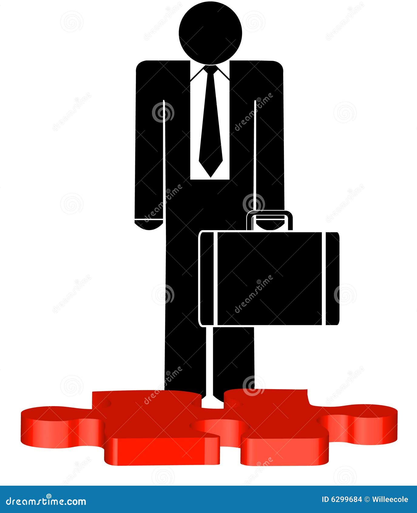 Business problem stock vector. Illustration of human, adult - 6299684