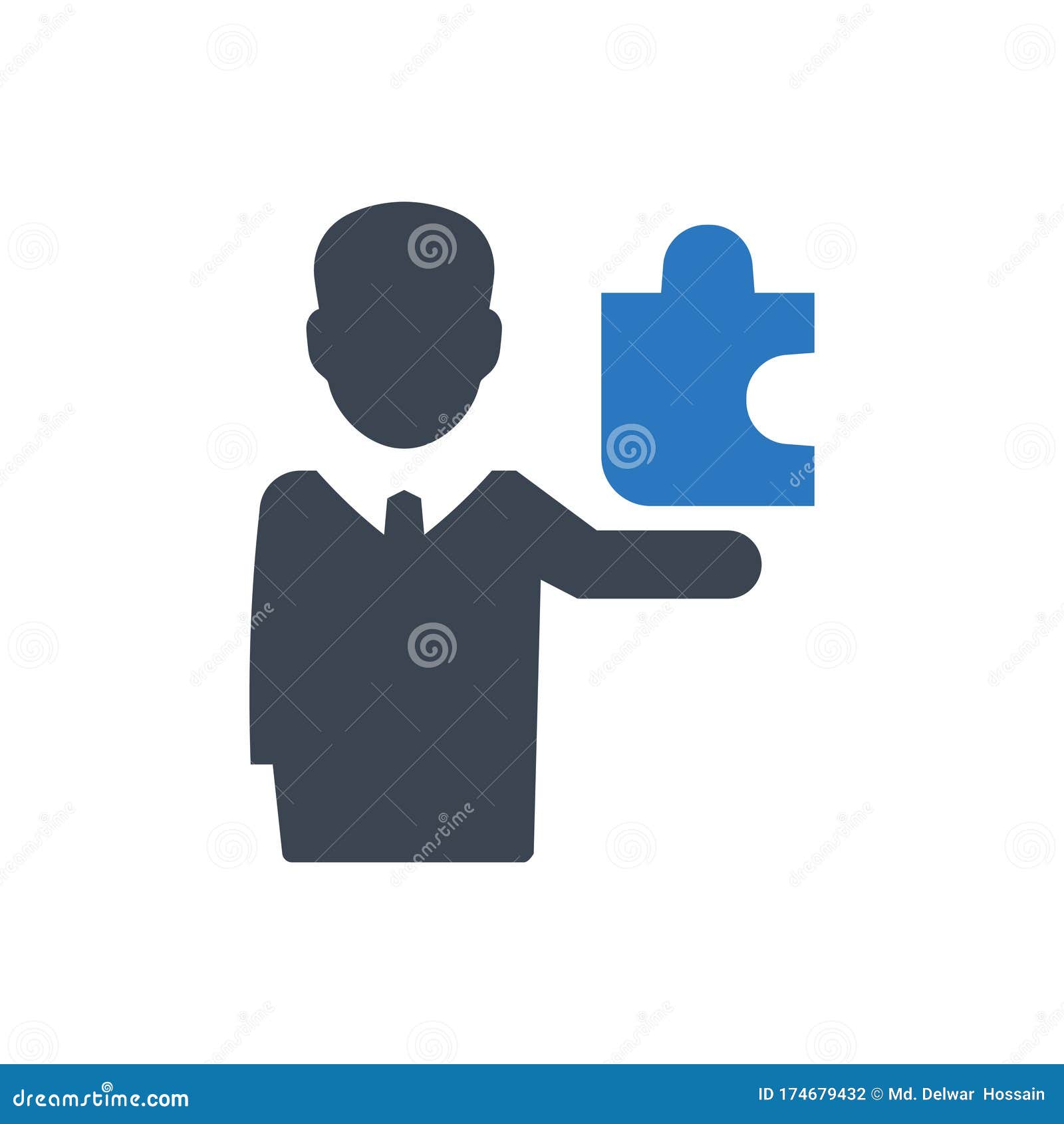Business Problem Solving Icon Stock Vector - Illustration of icon ...