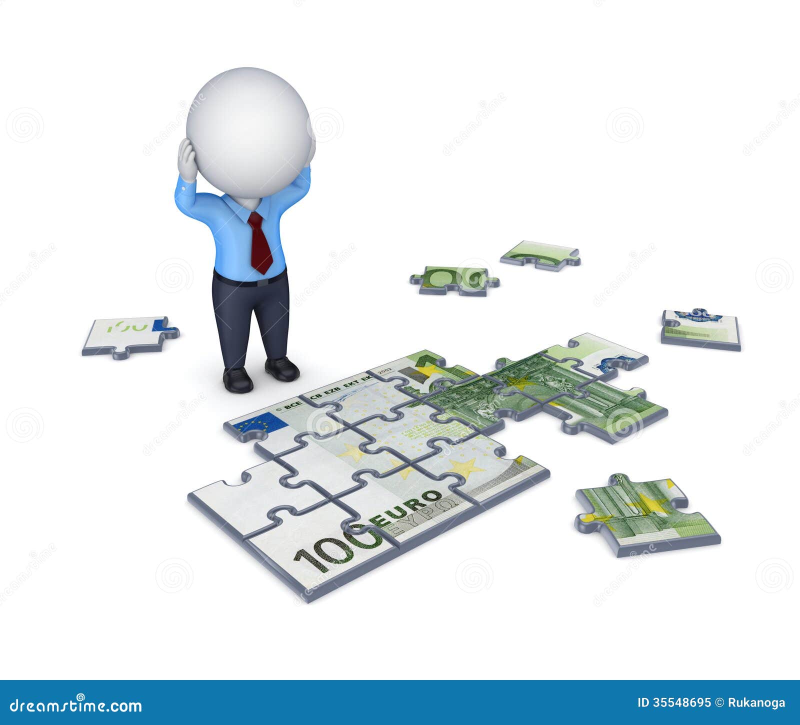 Business problems concept. stock illustration. Illustration of loser ...