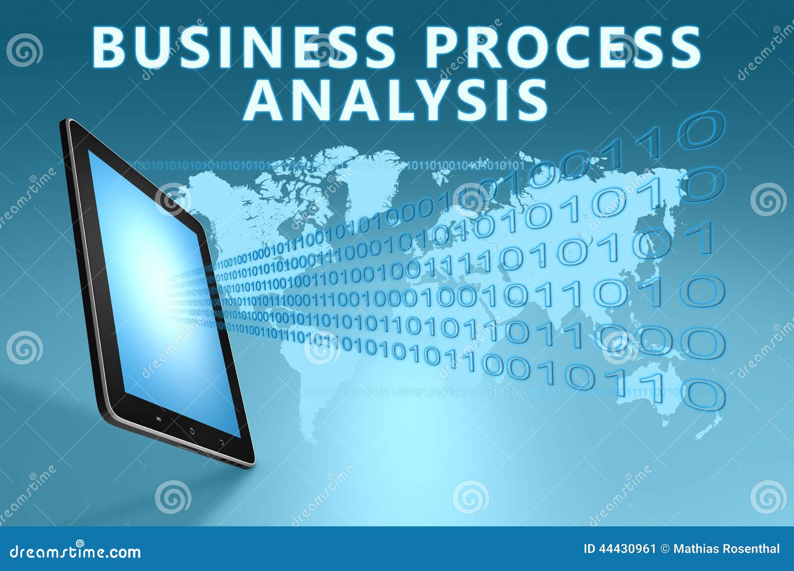 Business Process Analysis stock illustration. Illustration of ...