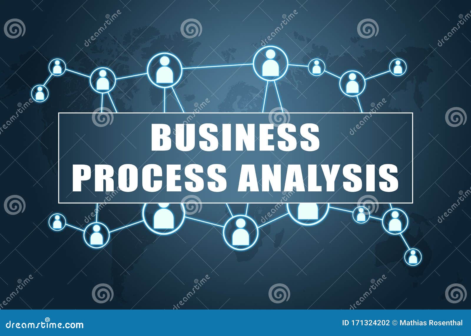 Business Process Analysis stock illustration. Illustration of ...