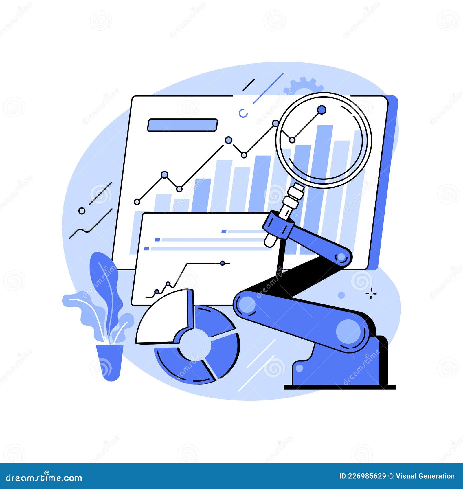 Business Process Automation Abstract Concept Vector Illustration. Stock ...