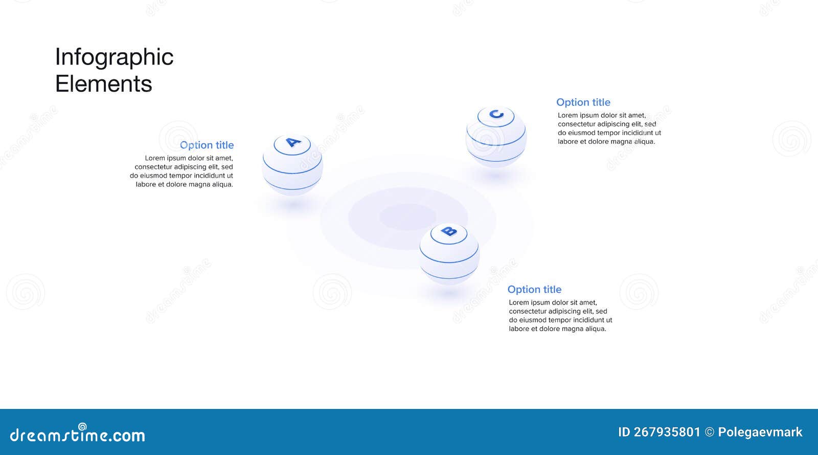 Spherical Presentation Template Vector Illustration | CartoonDealer.com ...