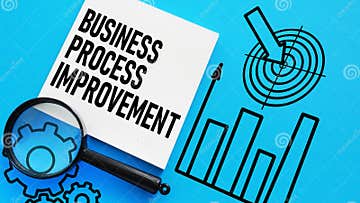 Business Process Improvement BPI is Shown Using the Text Stock Photo ...