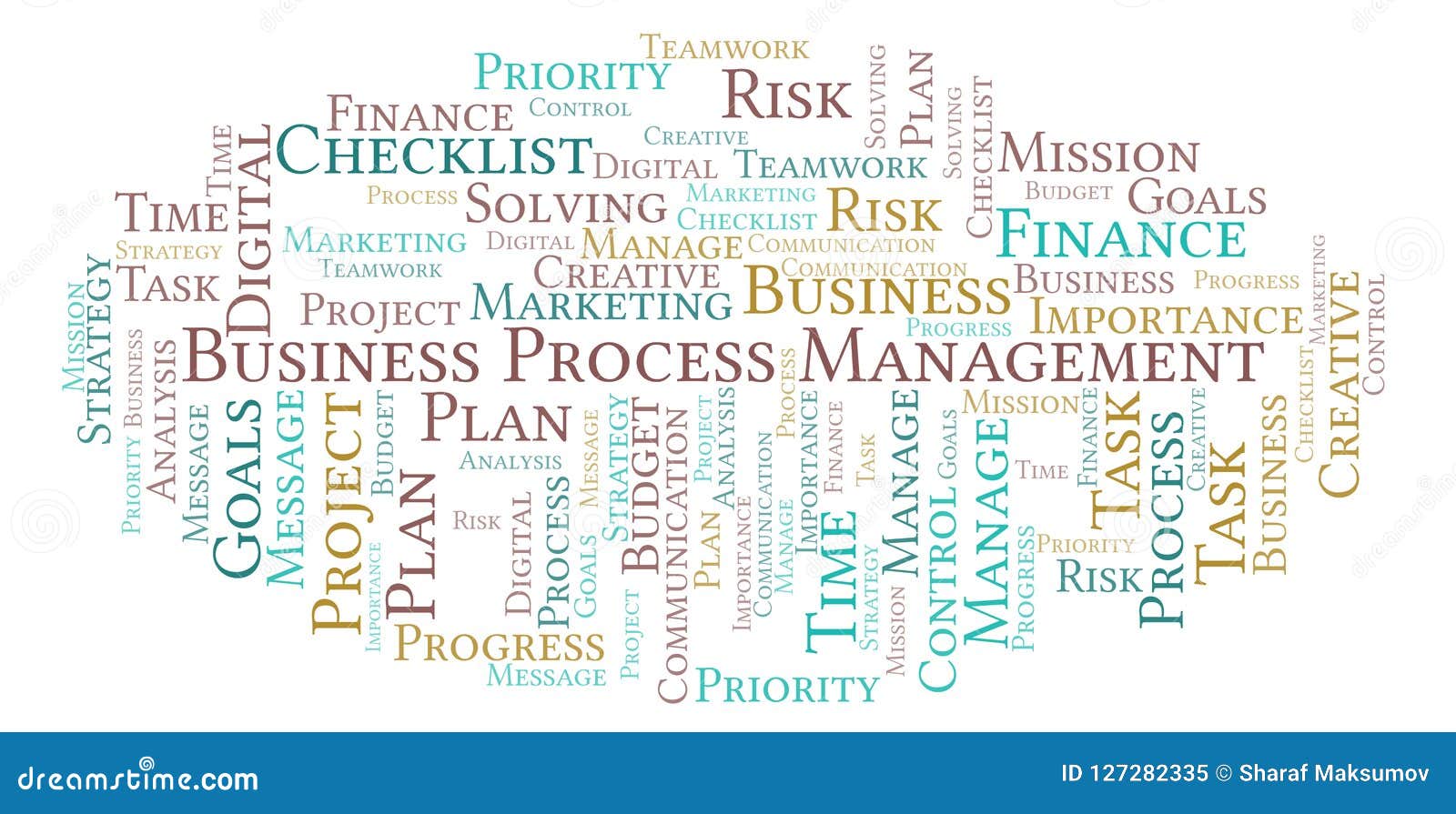 Business Process Management Word Cloud, Made with Text only. Stock ...