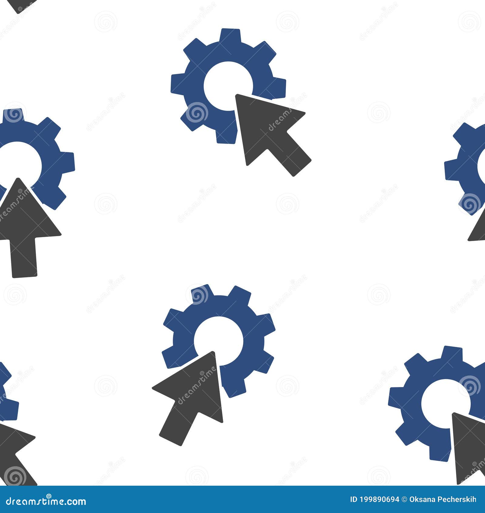 Business Process Optimization Vector Icon. Progress Icon Seamless ...