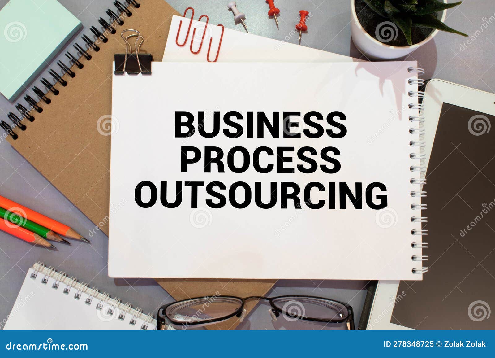 Business Process Outsourcing BPO is Shown on a Photo Using the Text ...