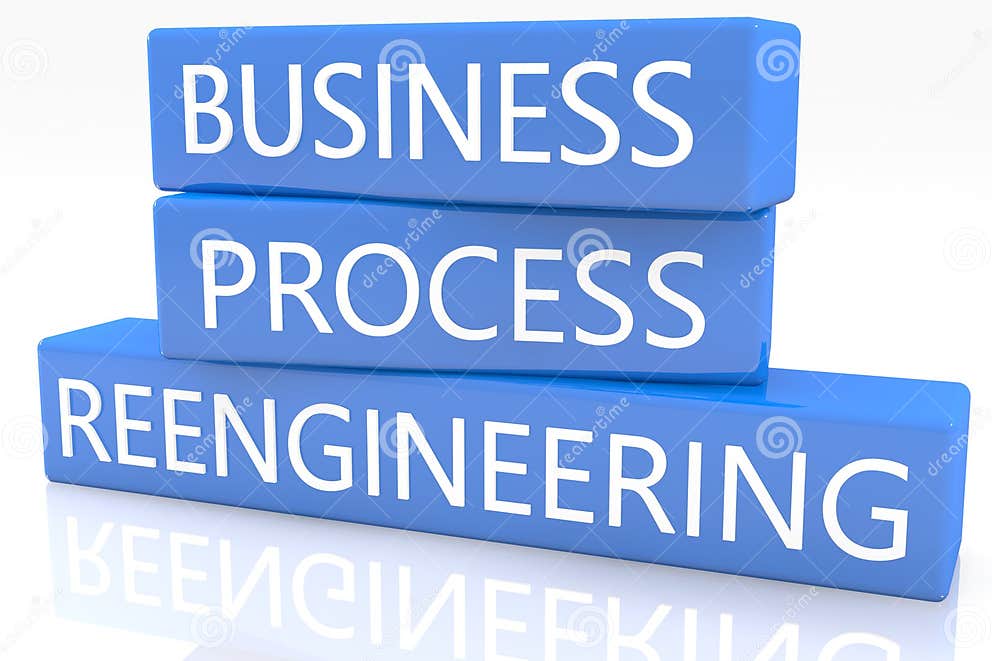 Business Process Reengineering Stock Illustration - Illustration of ...