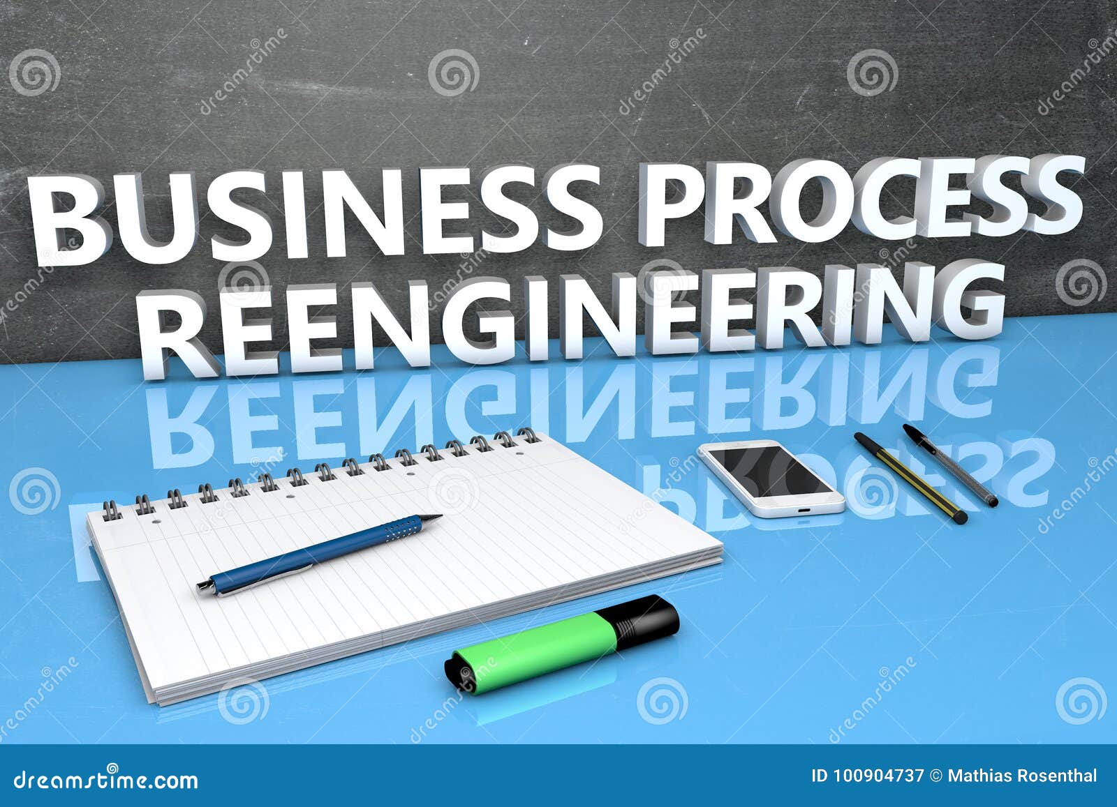 Business Process Reengineering Stock Illustration - Illustration of ...