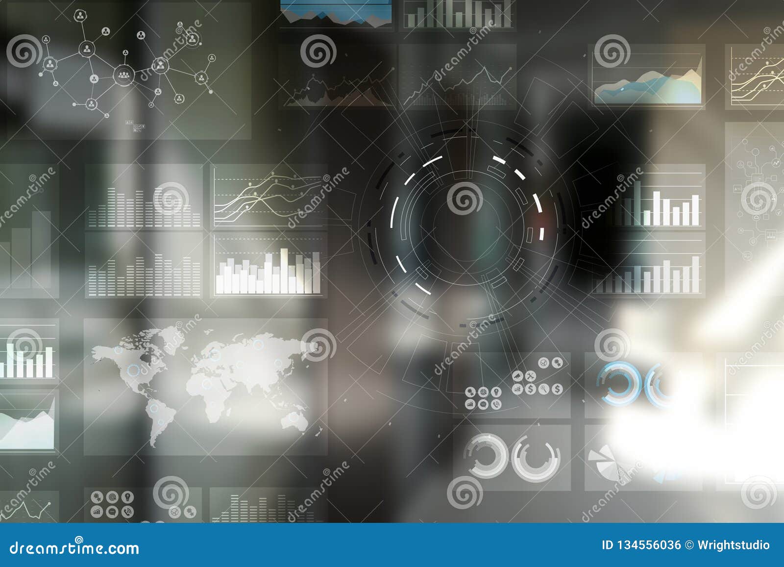 Business Process and Strategy on Virtual Screen. Data Analysis ...