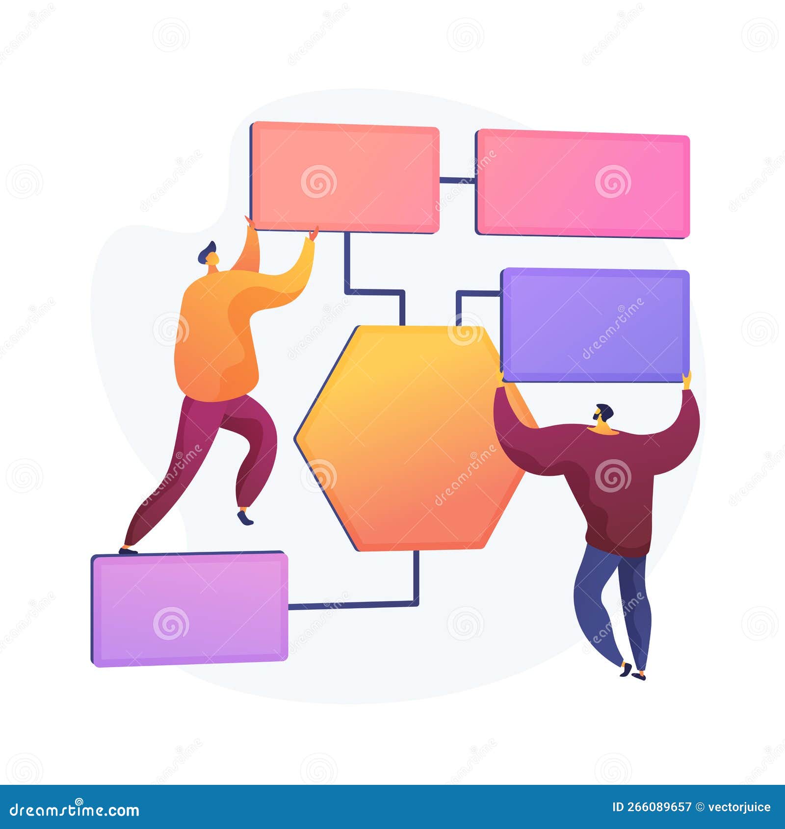 Duty And Supervision Line Icons Collection. Responsibility, Oversight ...