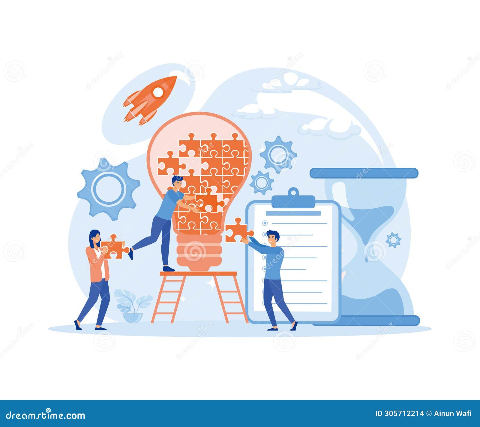 Business Processes and Planning, Work Flow Organization. Colleagues ...