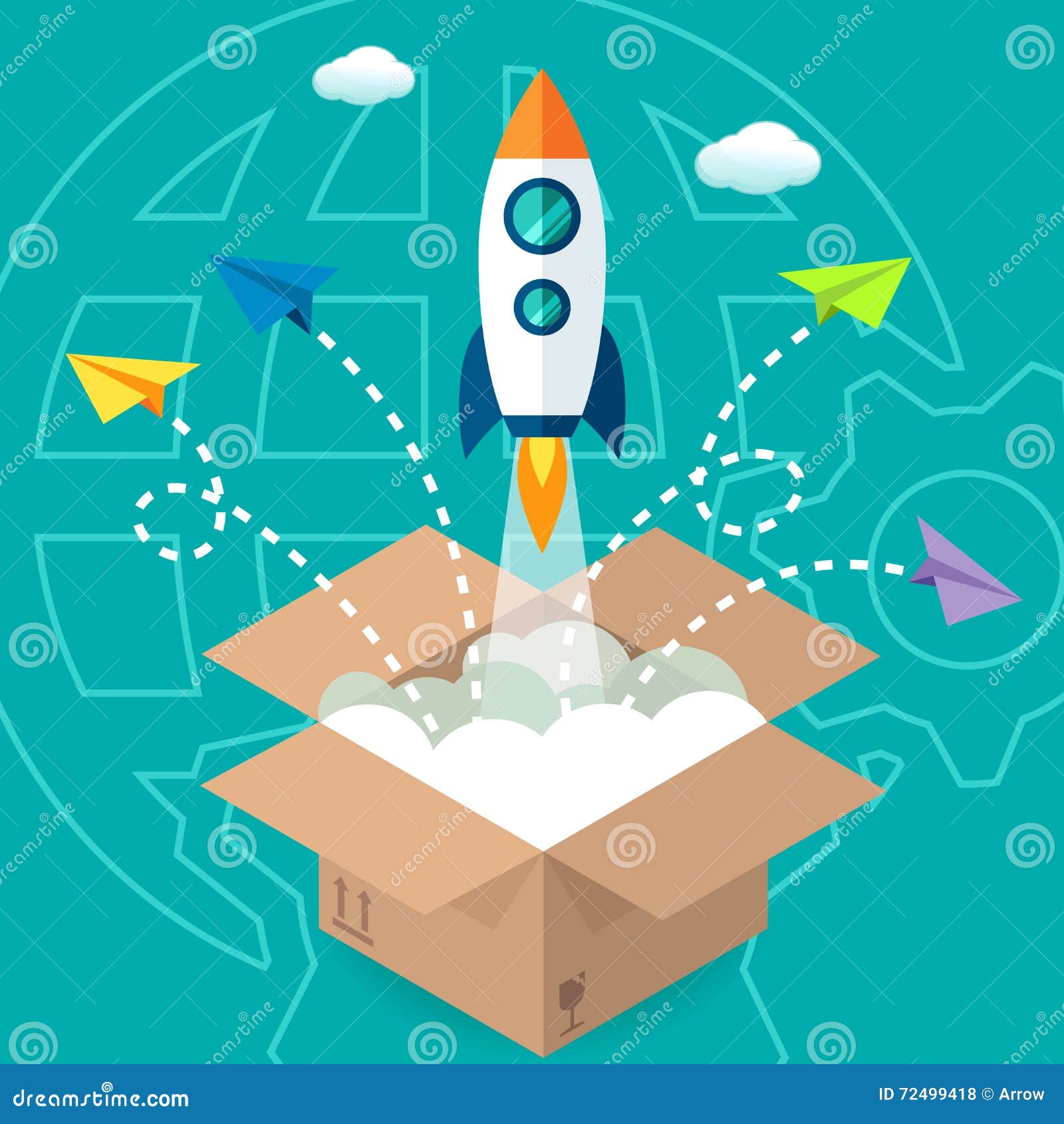 Launch Cartoons, Illustrations & Vector Stock Images - 171675 Pictures ...