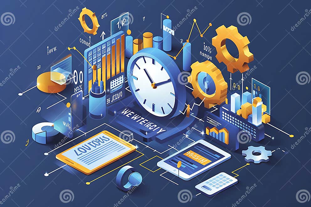 "Business and Productivity Scene: Visual Representation of Time in ...