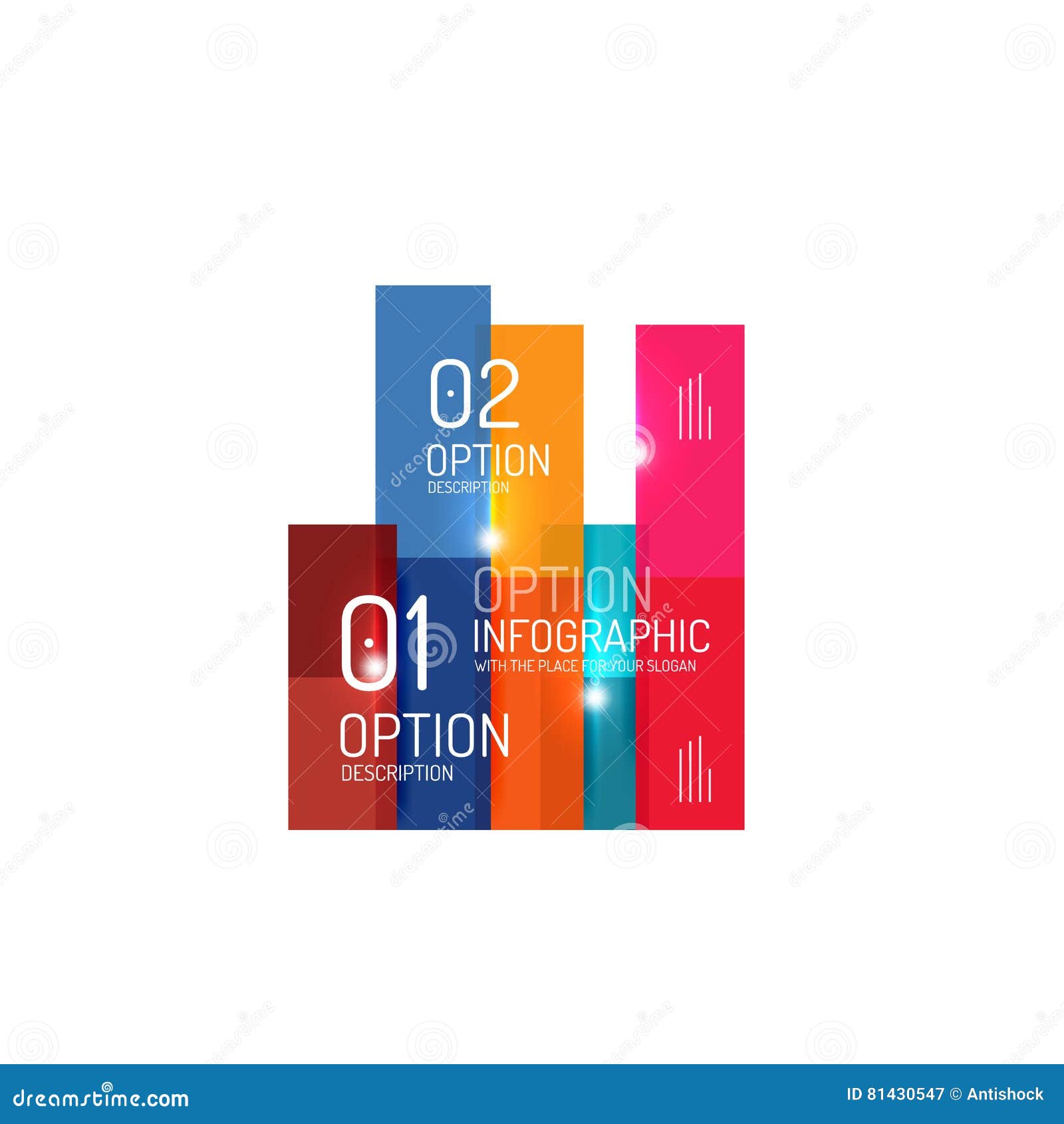 Business Products Option Banners Stock Vector - Illustration of element ...