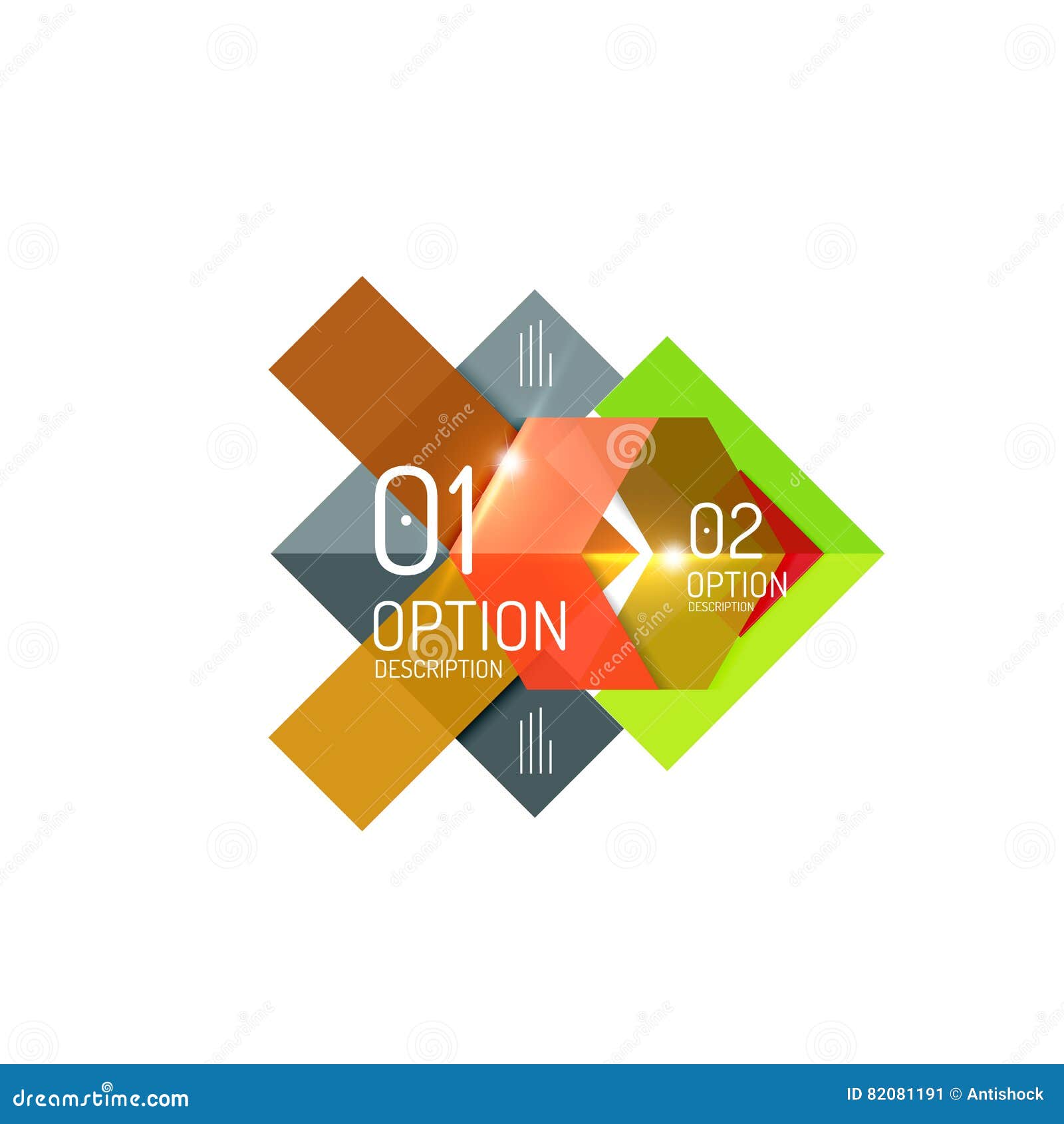 Business Products Option Banners Stock Vector - Illustration of hosting ...