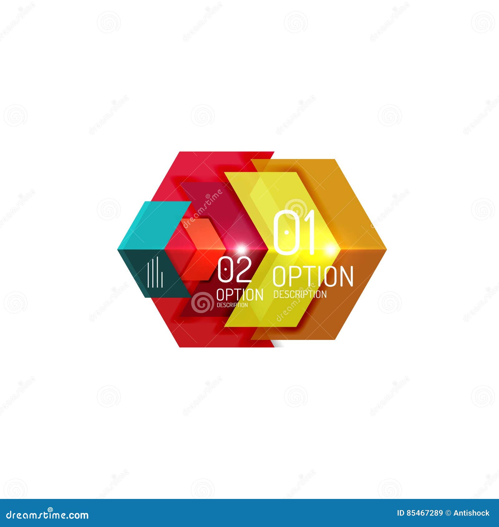 Business Products Option Banners Stock Vector - Illustration of choice ...