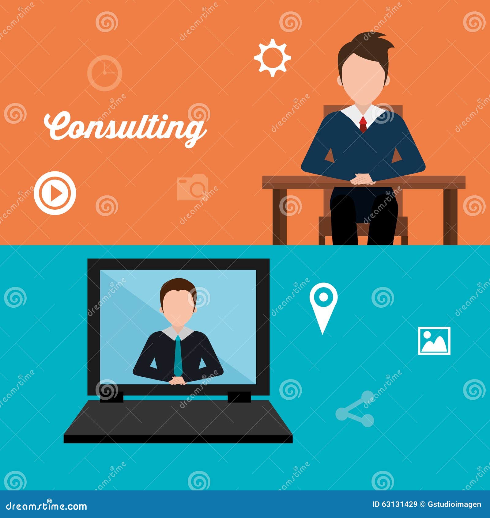Business Professional Consulting Stock Vector - Illustration of ...