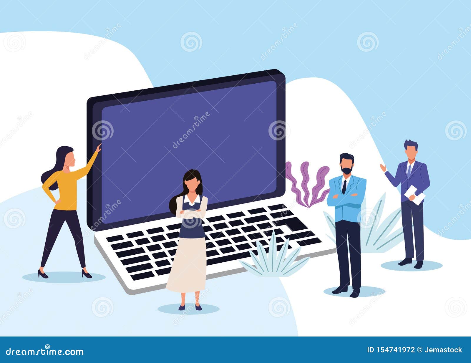 Business Professional Executive Work Cartoon Stock Vector ...