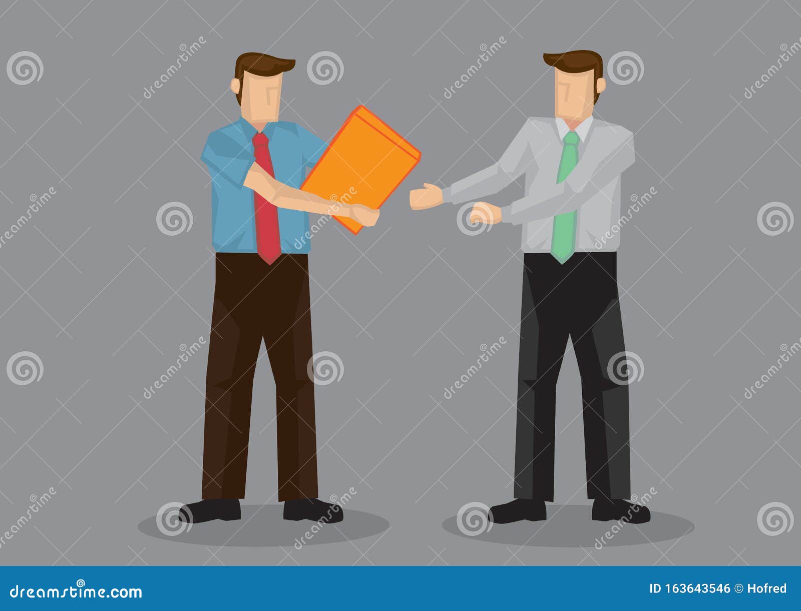 Document Handover Icon / Orange Color Vector Illustration ... Document Handover Icon / Orange Color Vector Illustration ...