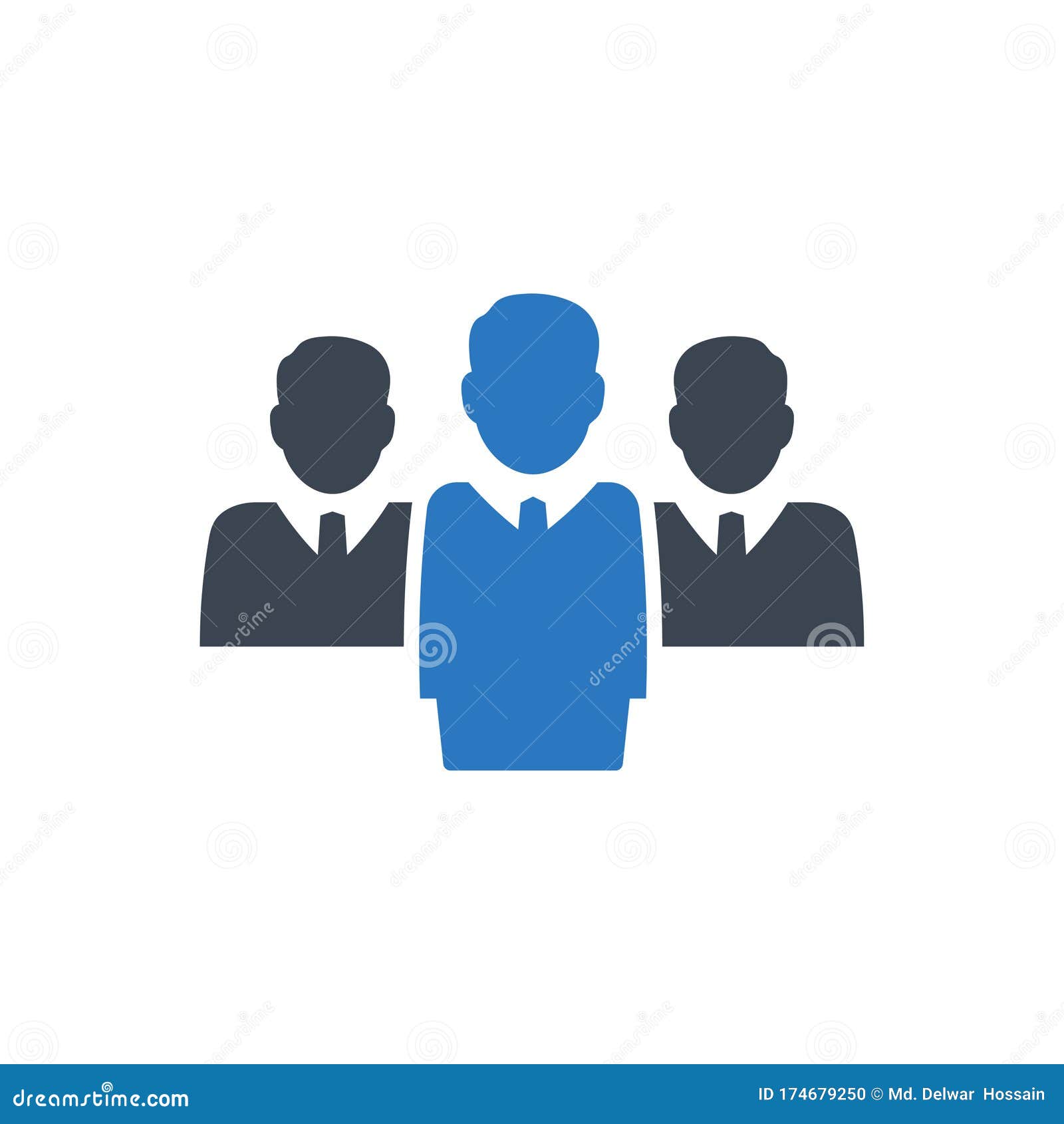 Business professional icon stock vector. Illustration of leadership ...