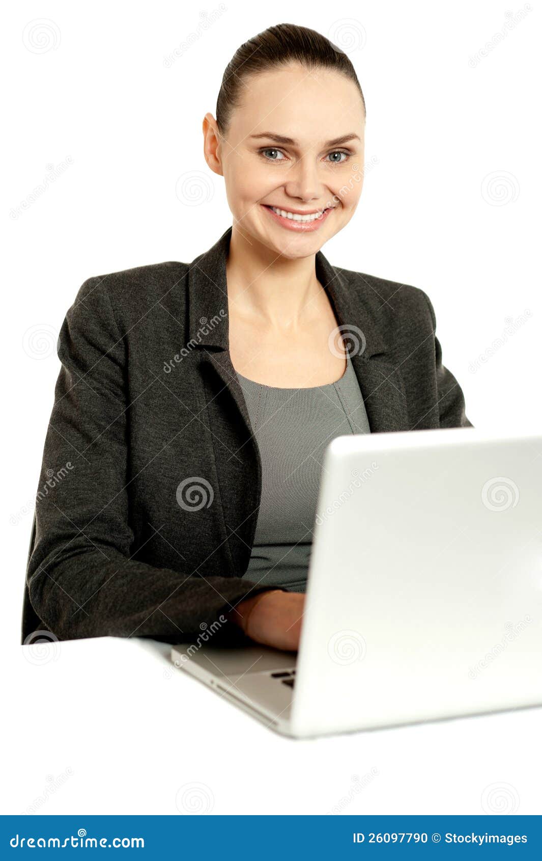 Business Professional Operating Laptop Stock Photo - Image of lifestyle ...