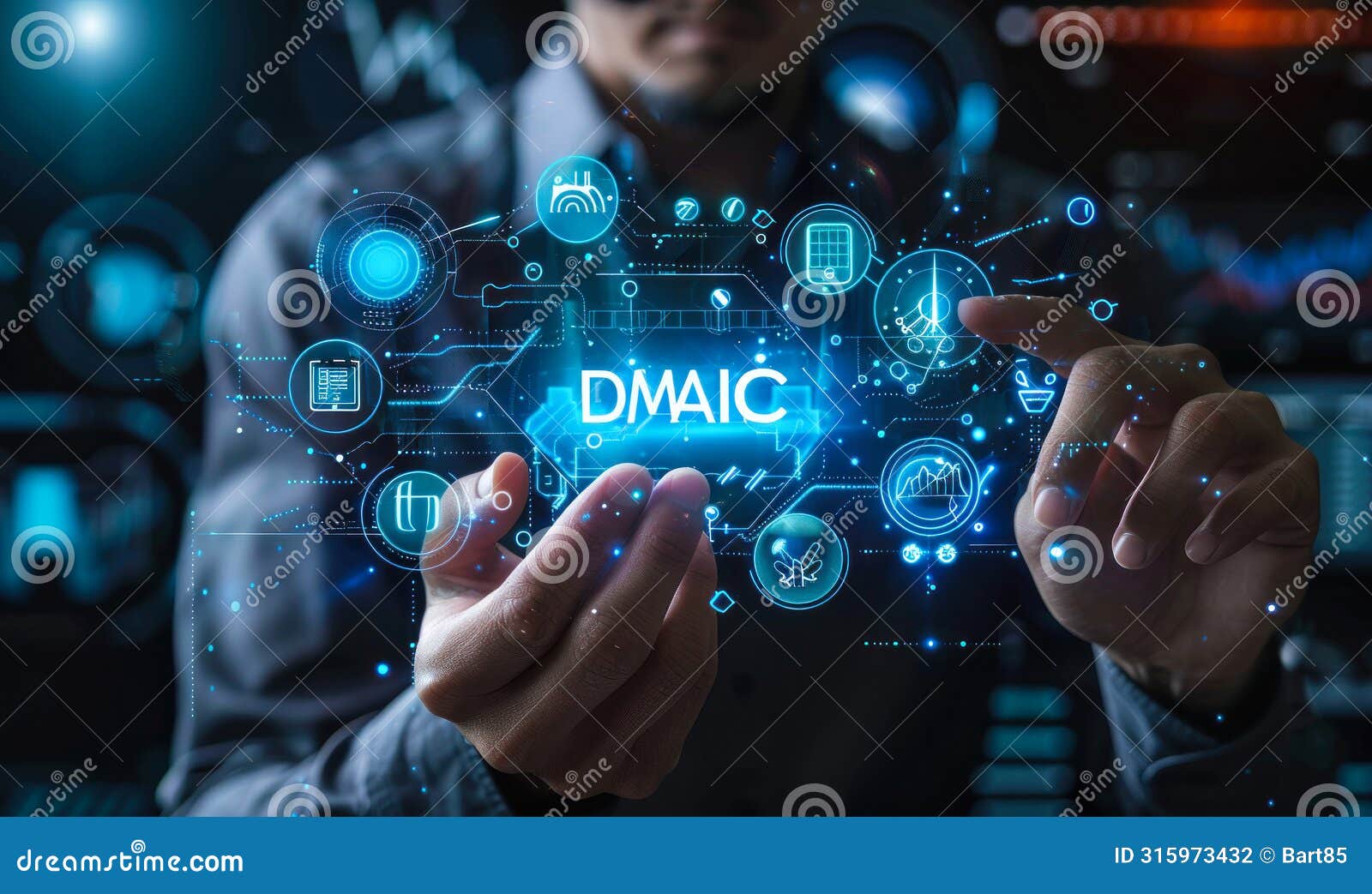 DMAIC Control Phase Soft Blue Concept Icon Vector Illustration ... DMAIC Control Phase Soft Blue Concept Icon Vector Illustration ...