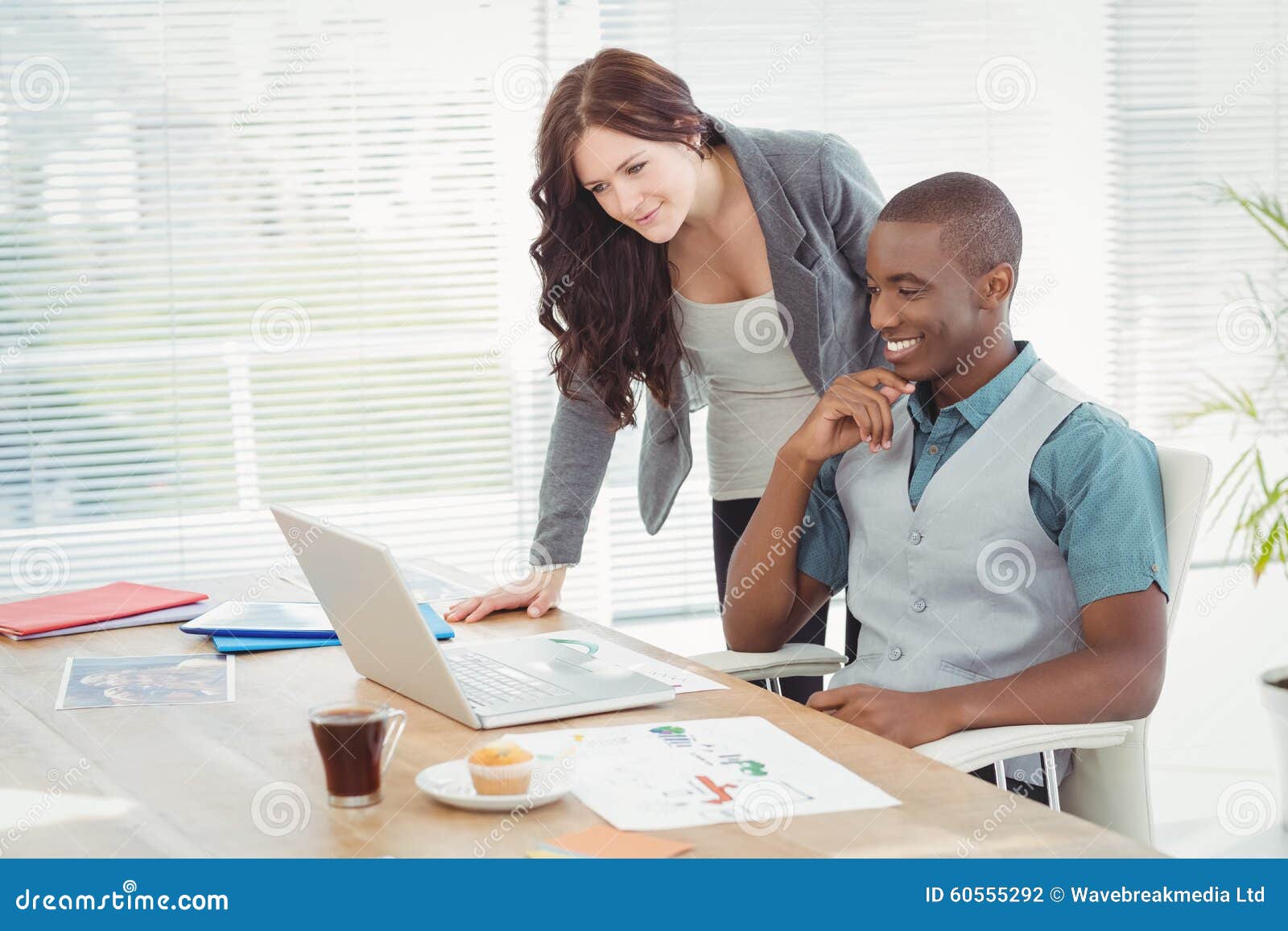 Business Professionals Working on Laptop Stock Photo - Image of laptop ...