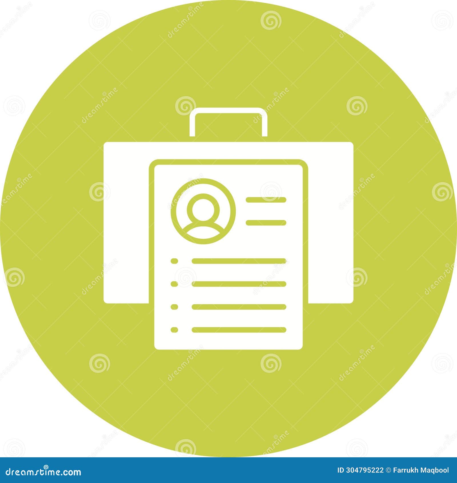 Business Profile Icon Vector Image. Stock Vector - Illustration of ...