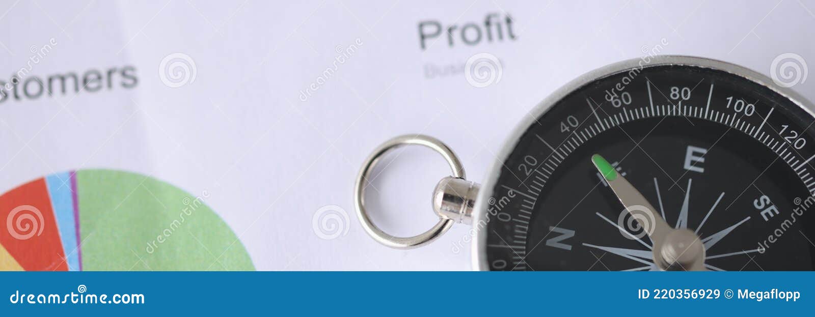 Business Profit Chart and Compass. Small and Medium Business ...