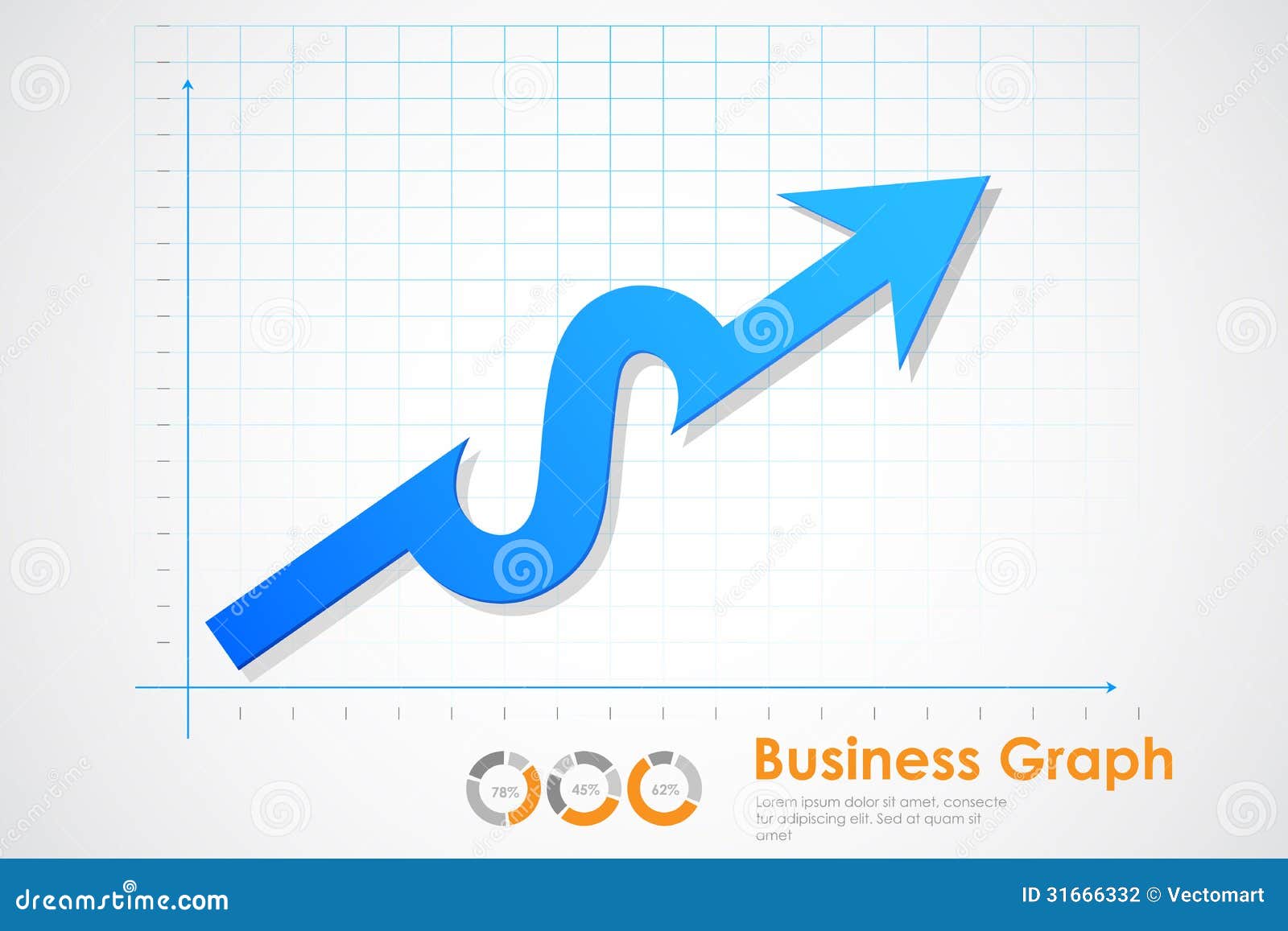 Business Profit Increase Success, Sales Growth Cartoon Concept Vector ...