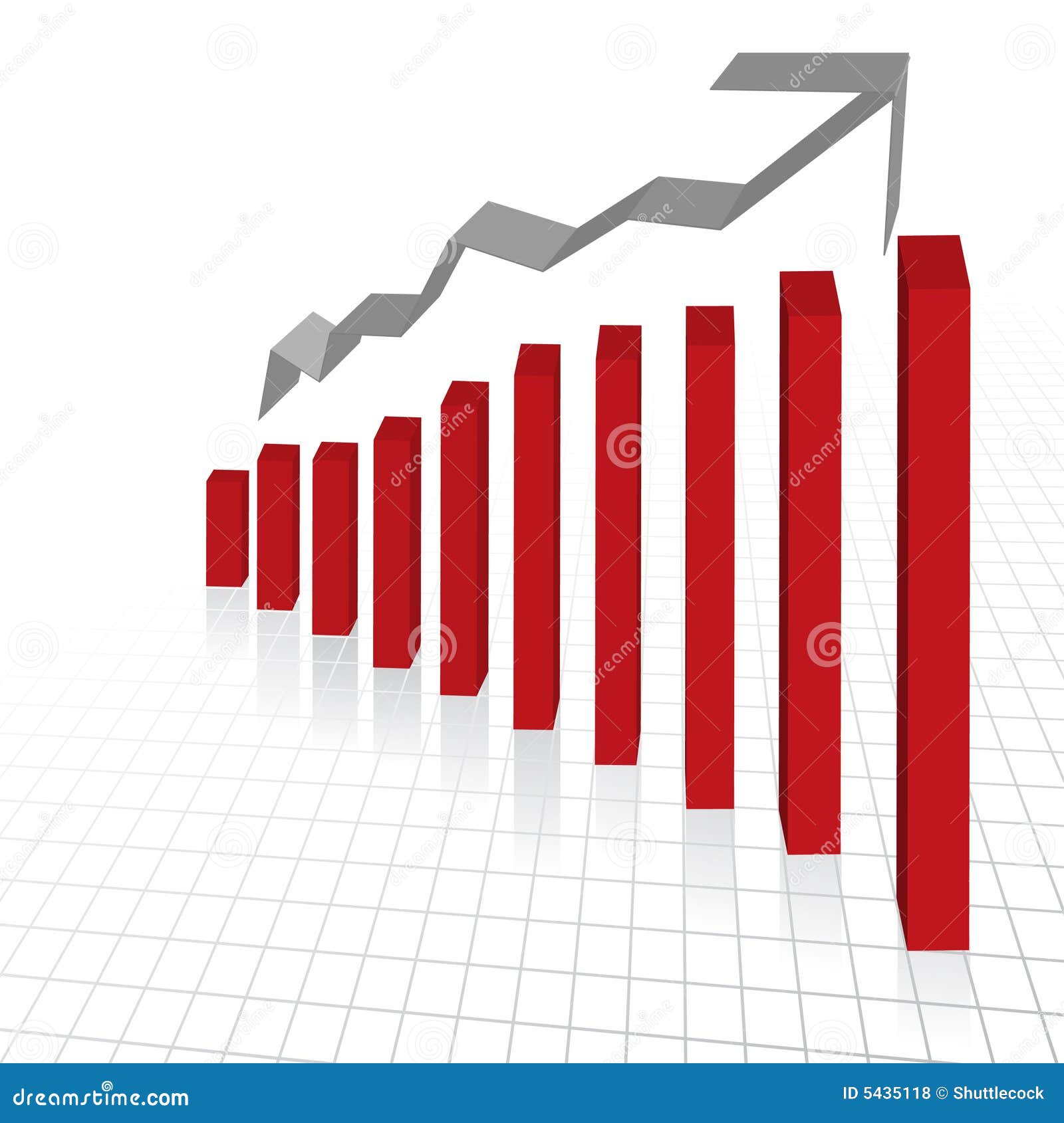 Business Profit Growth Graph C Stock Vector - Illustration of growth ...