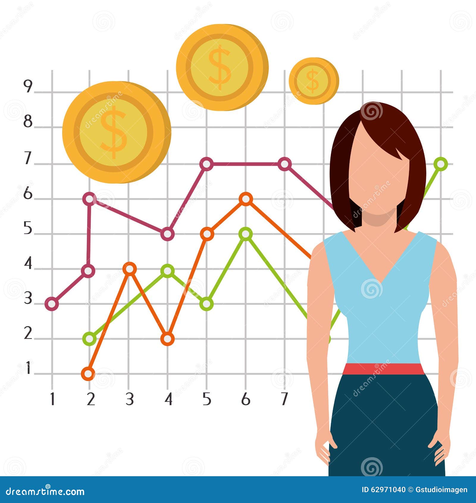 Business profits growth up stock vector. Illustration of growth - 62971040