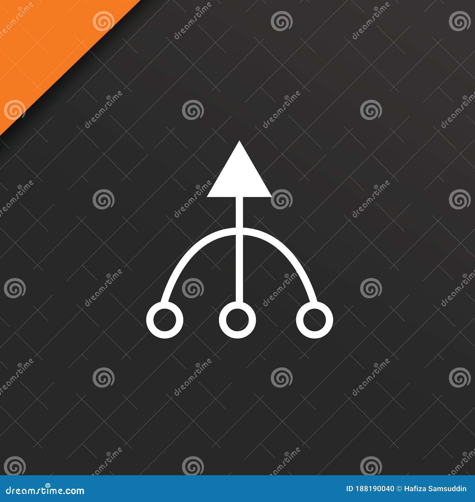 Business Progress Arrows. Vector Illustration Decorative Design Stock ...