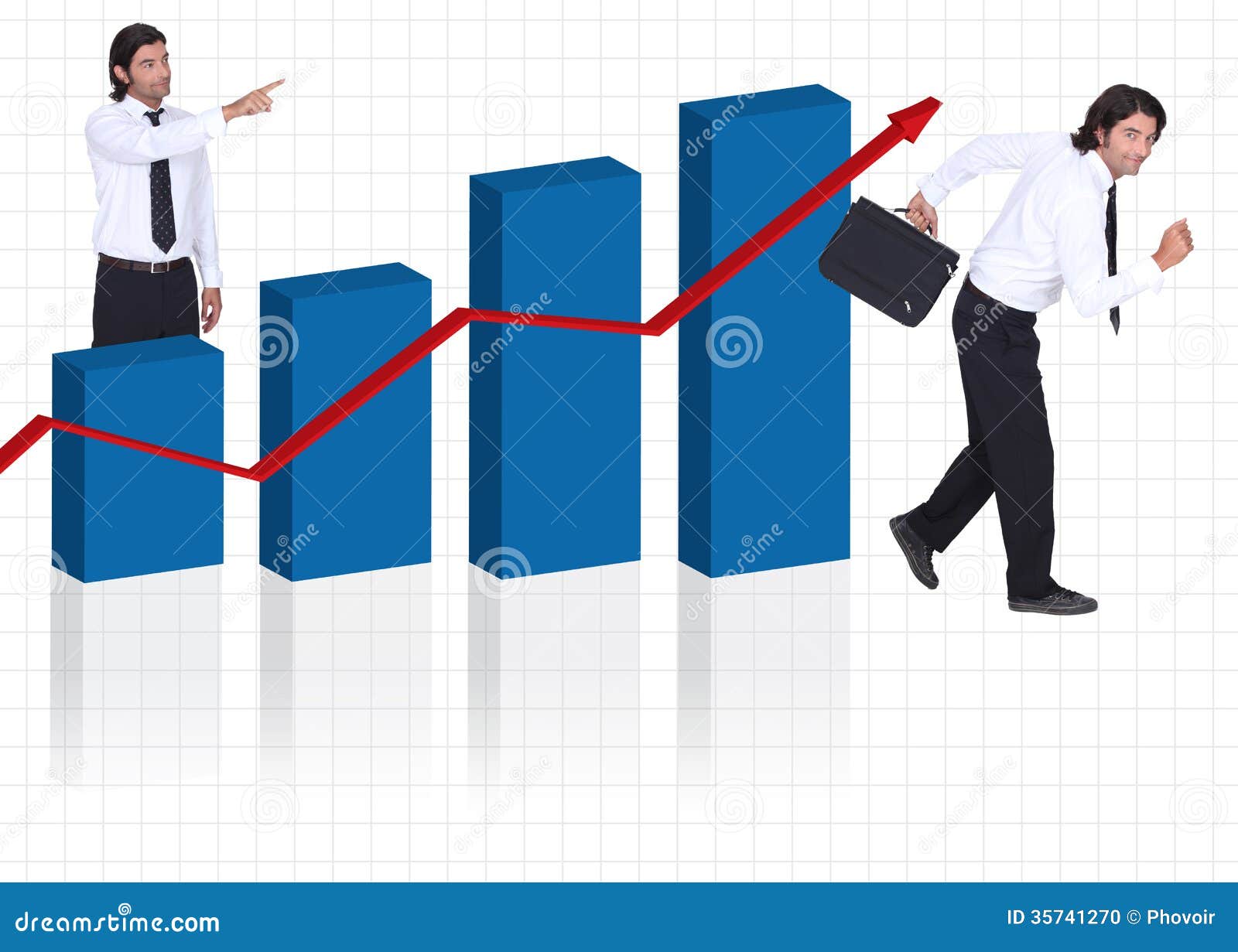 Business in progress stock illustration. Illustration of analyzing ...