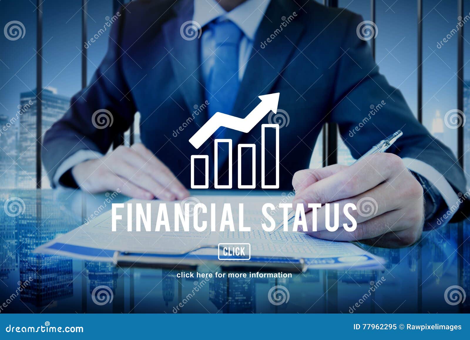 Business Progress Report Graph Concept Stock Image - Image of business ...