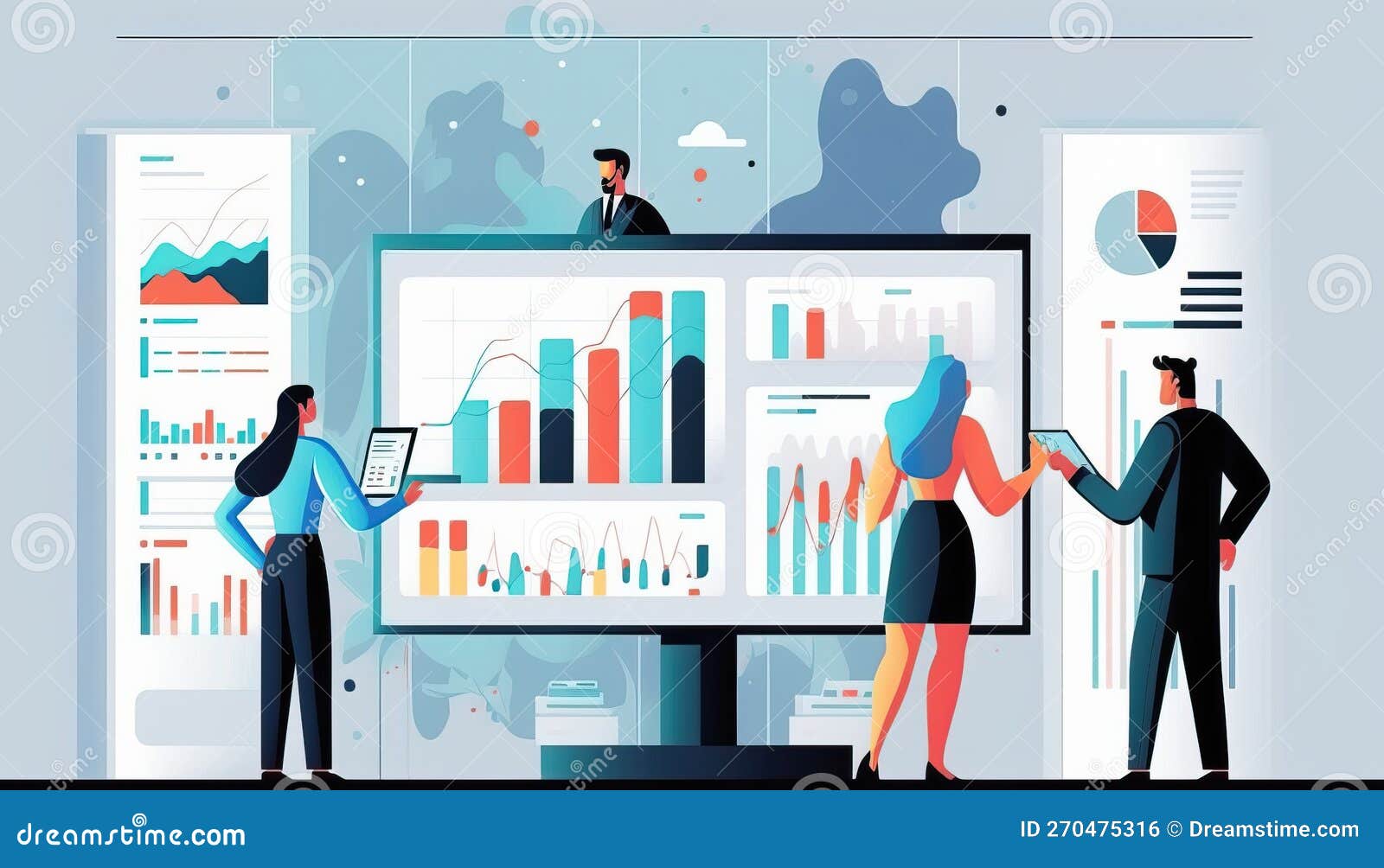 Business Project Collaboration Created with Generative AI Technology ...