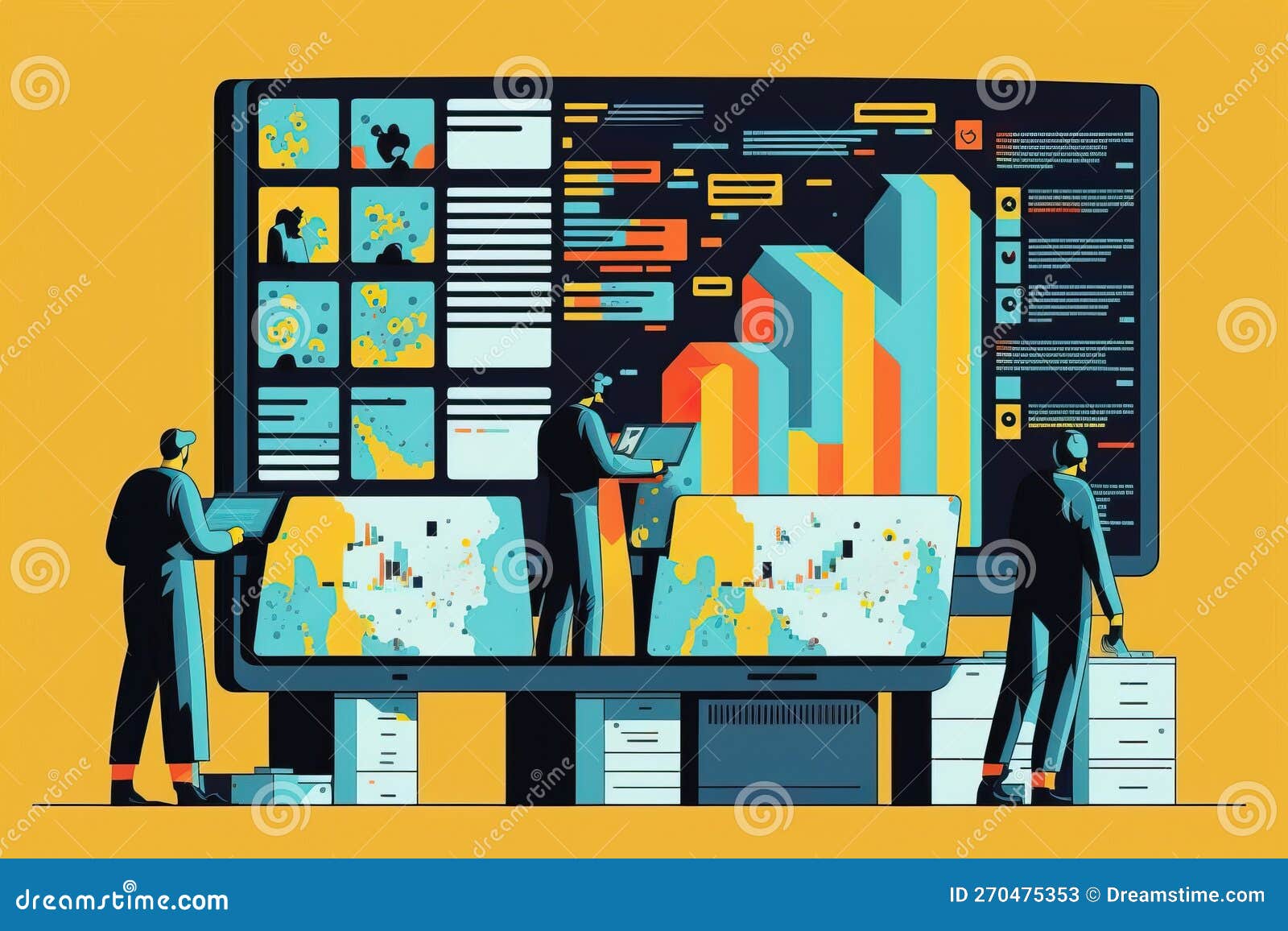 Business Project Collaboration Created with Generative AI Technology ...