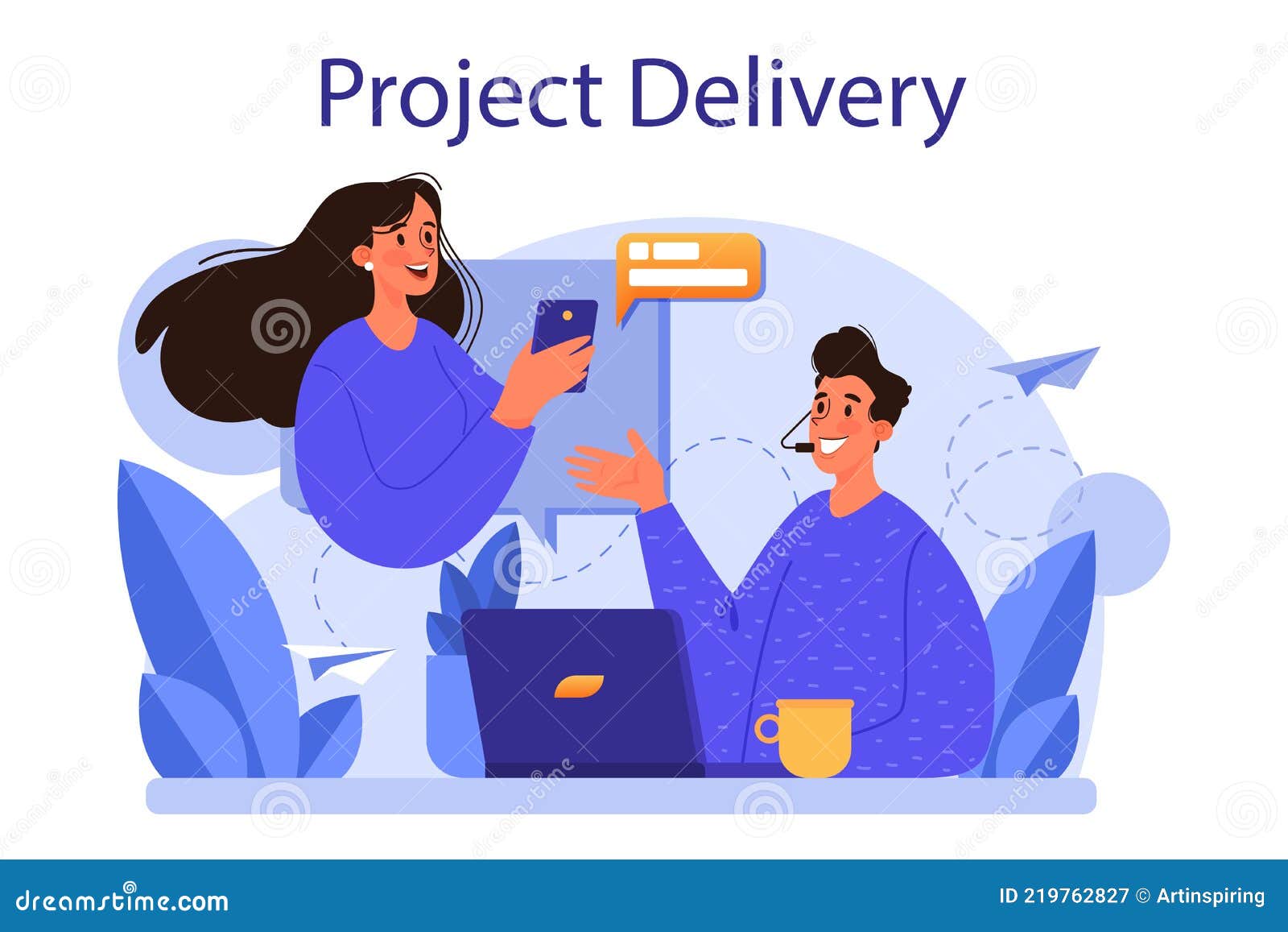 Business Project Delivery Concept. Project Development and Presentation ...